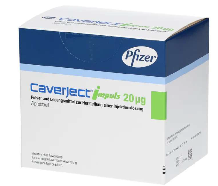 CAVERJECT IMPULS alprostadil 20mcg powder and solvent for solution for ...